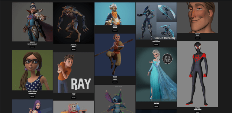 Maya / 使えるフリーリグ一覧 | アニログ